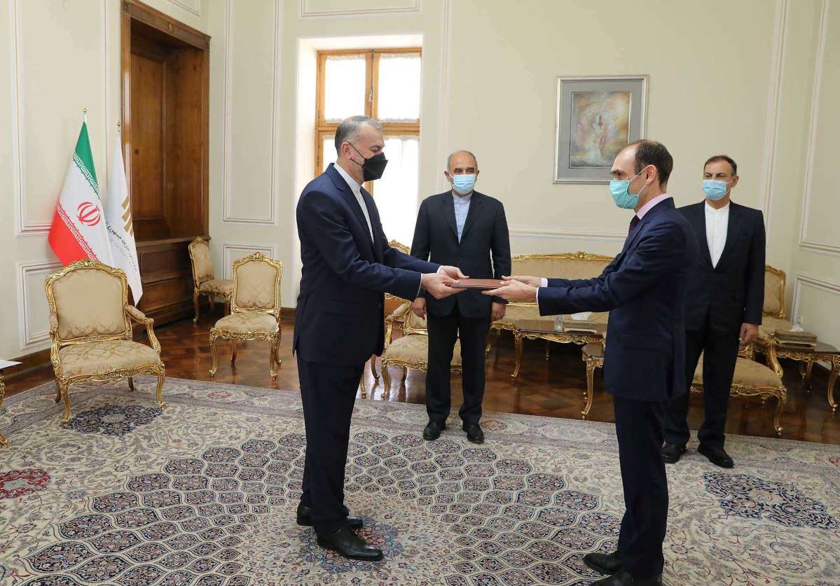 Belgium ambassador Mr. Gianmarco Rizzo meets Amirabdollahian